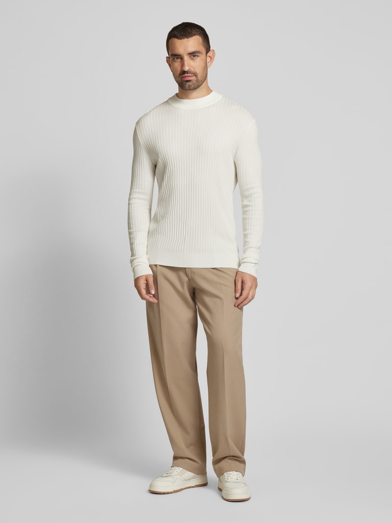 CINQUE Strickpullover aus Viskose-Mix mit Stehkragen (offwhite) online kaufen