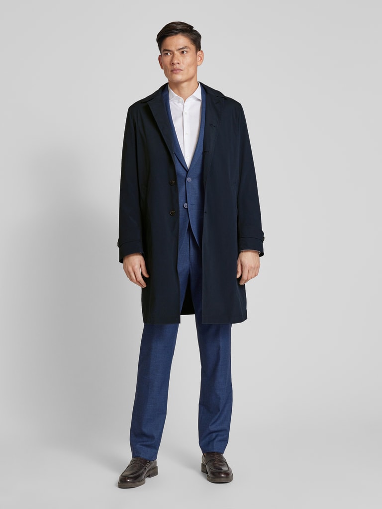 Windsor Mantel mit Umlegekragen (marine) online kaufen