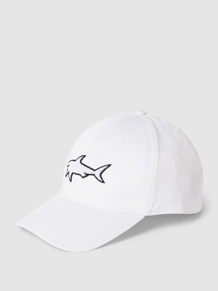 Paul & Shark Cap mit Motiv-Stitching (weiss) online kaufen