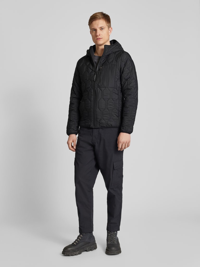 khujo Steppjacke in unifarbenem Design Modell 'Ruet' (black) online kaufen