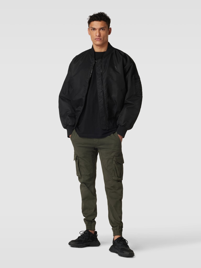 Alpha Industries Cargohose mit Label-Details Modell 'Twill' (black ...