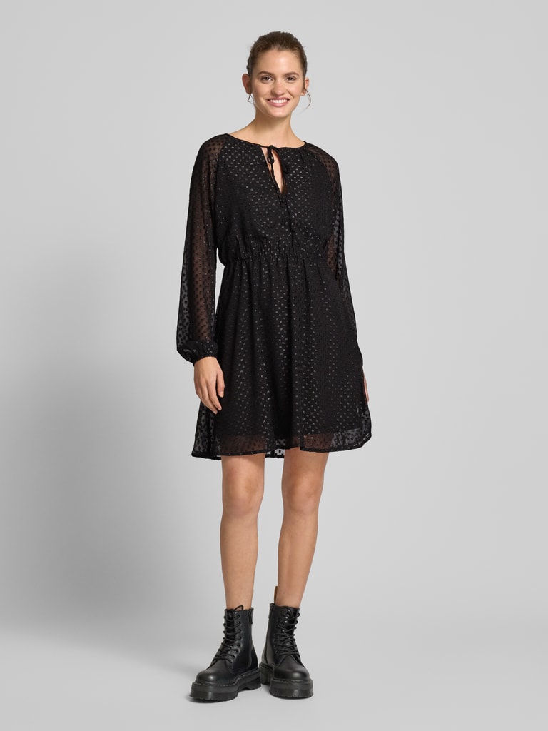 Kup online Only Sukienka mini z długim rękawem model ‘JASI’ (metaliczny ...