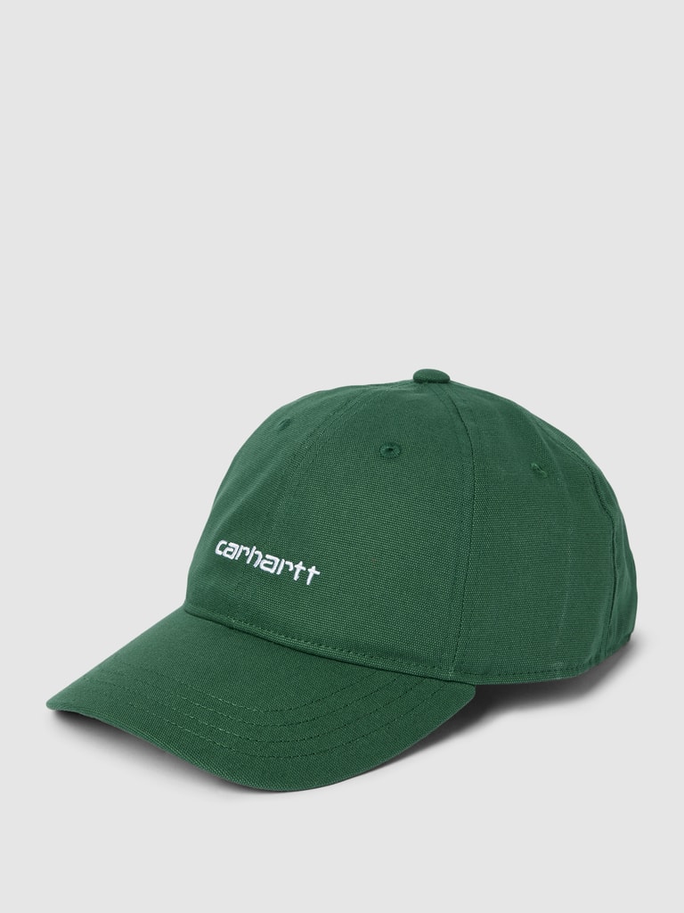 Carhartt Work In Progress Basecap mit Label-Stitching Modell 'CANVAS' (bottle) online kaufen
