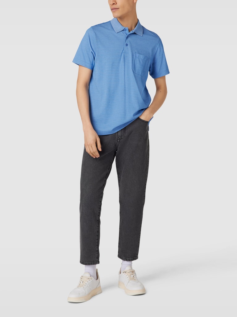 RAGMAN Poloshirt mit Logo-Stitching (ocean) online kaufen