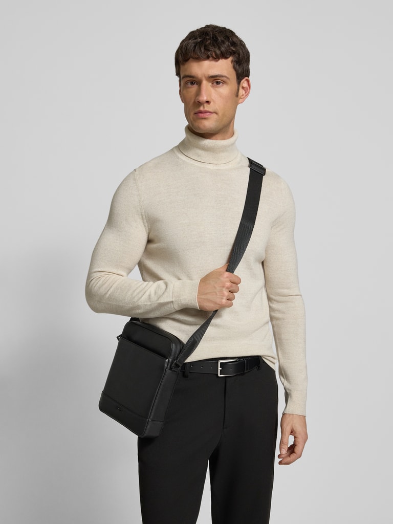 JOOP! Collection Crossbodytas met labeldetail, model 'manciano' in zwart online kopen | P&C