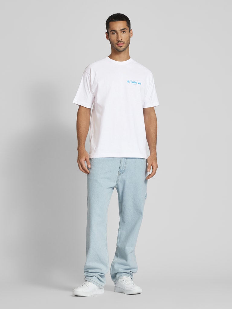 On Vacation T-Shirt mit Rundhalsausschnitt Modell 'Beach Day' (weiss ...