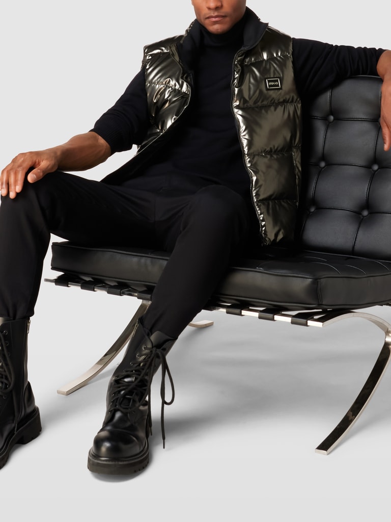 HUGO Outdoor-Weste in metallic Modell 'Baltino' (silber) online kaufen