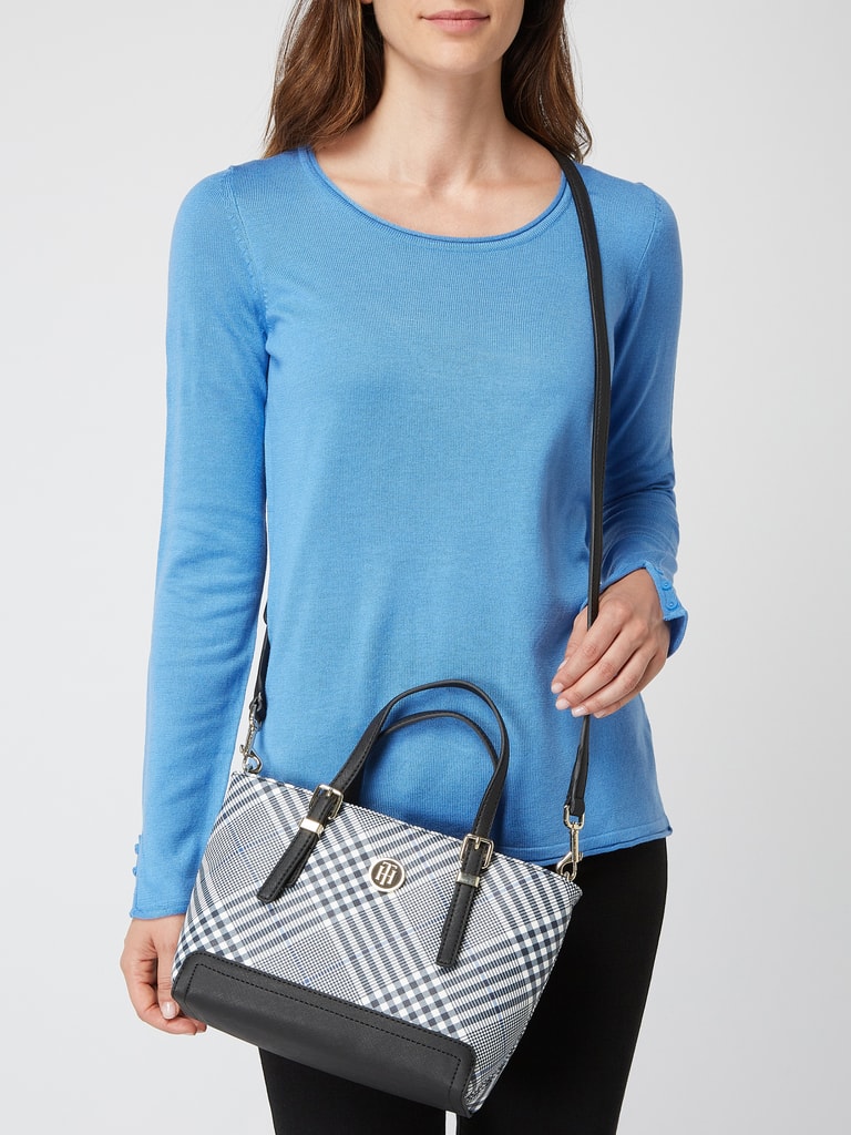 Tommy Hilfiger Handtasche mit Karomuster (blau) online kaufen