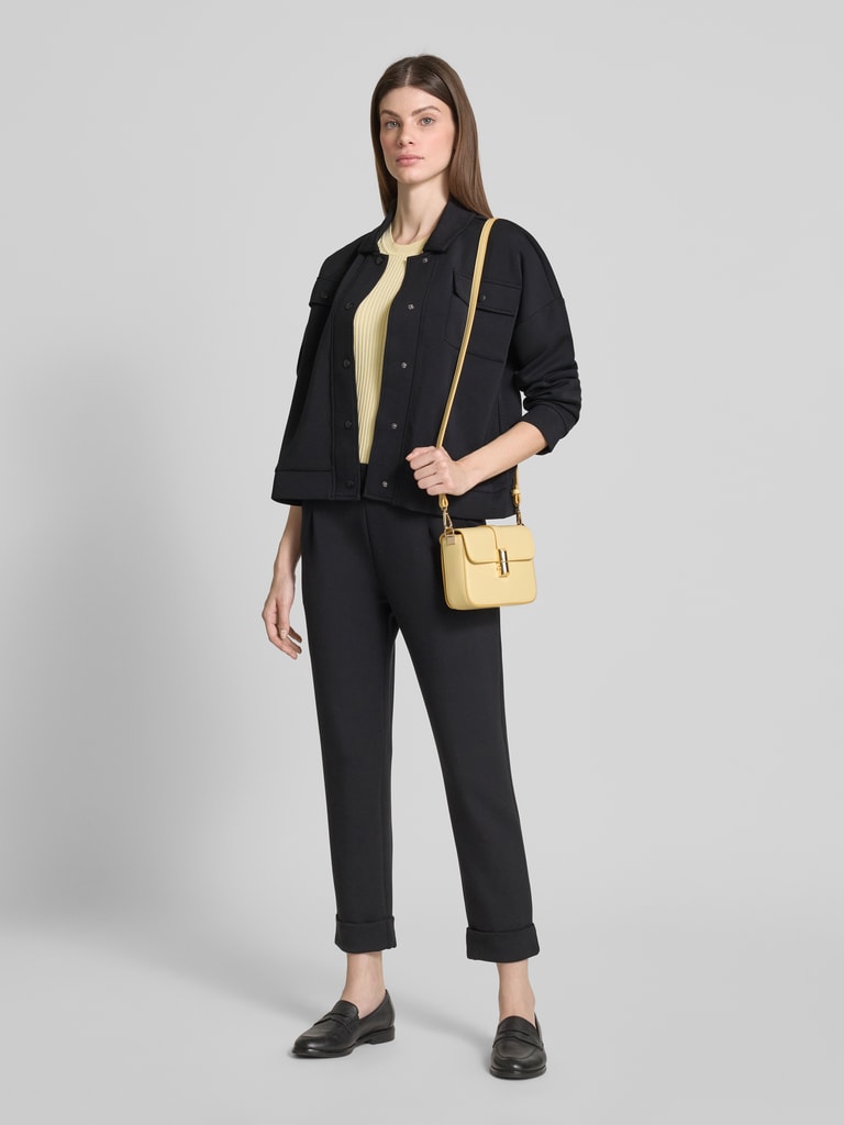 Christian Berg Woman Sweatjacke mit Umlegekragen und Brusttaschen ...
