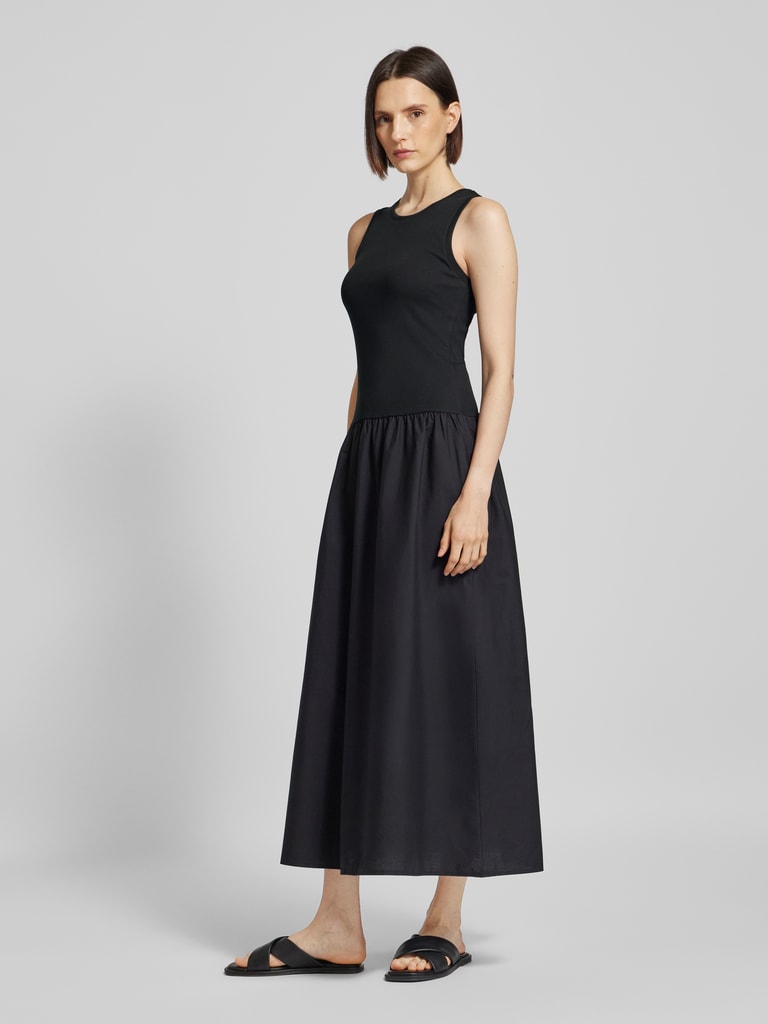 Mango Maxikleid im Stufen-Look Modell 'VALVI' (black) online kaufen