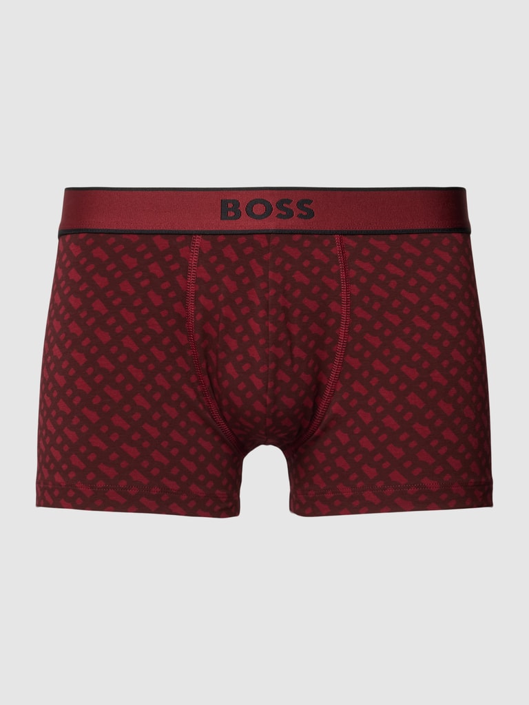 BOSS Trunks mit elastischem Logo-Bund (dunkelrot) online kaufen