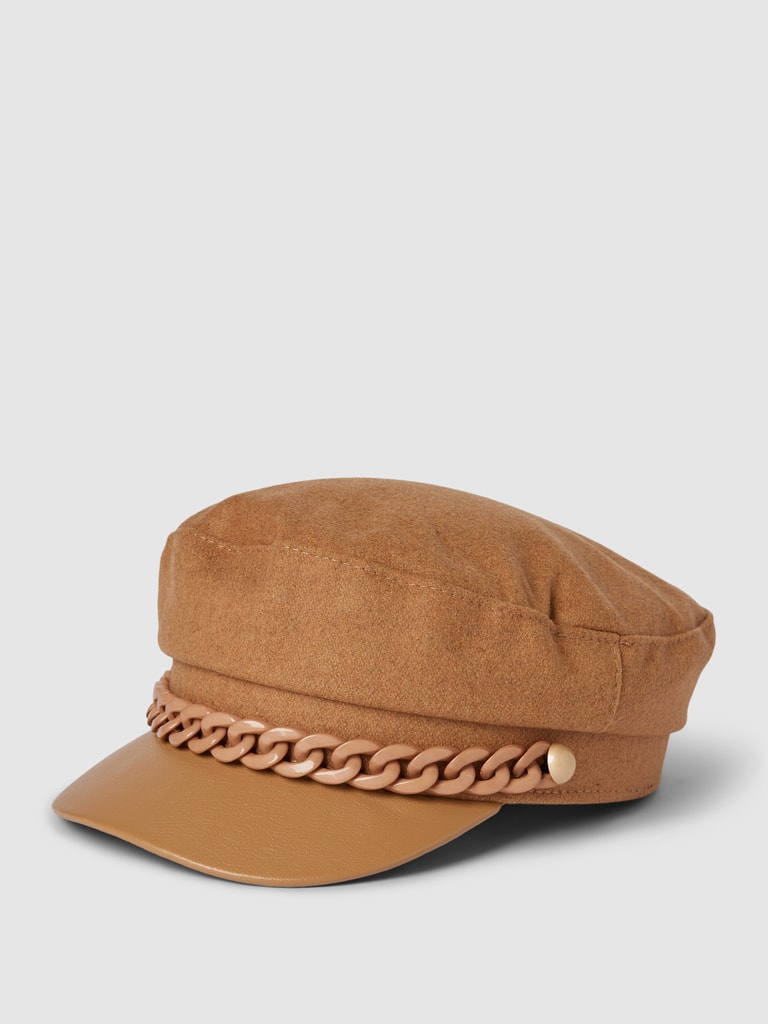 Liu Jo White Hoed met kettingdetail, model 'Captain' in camel online ...
