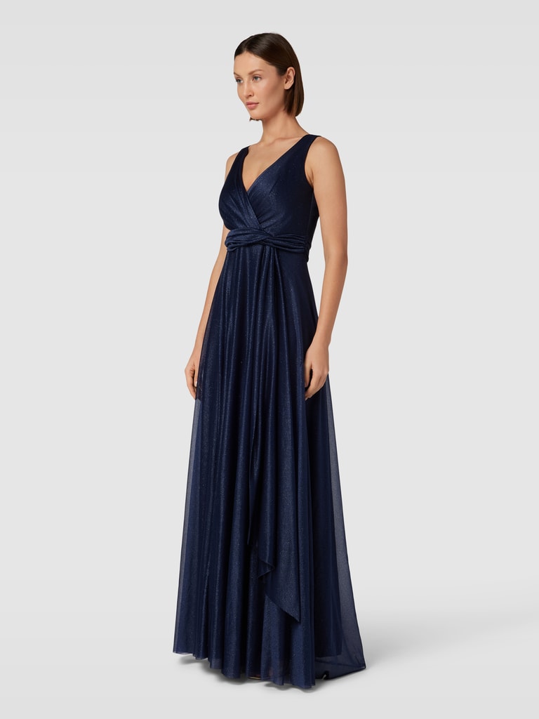 TROYDEN COLLECTION Abendkleid mit Bindegürtel (marine) online kaufen