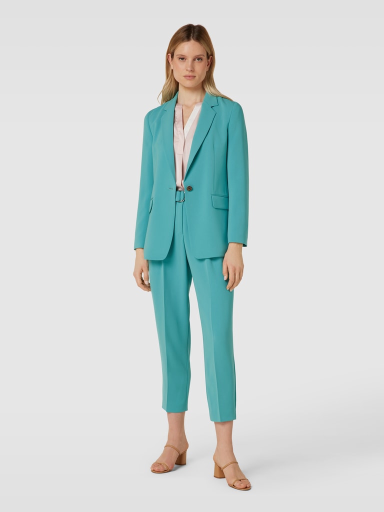 BOSS Stoffhose mit Gürtel Modell 'Tapiah' (helltuerkis) online kaufen