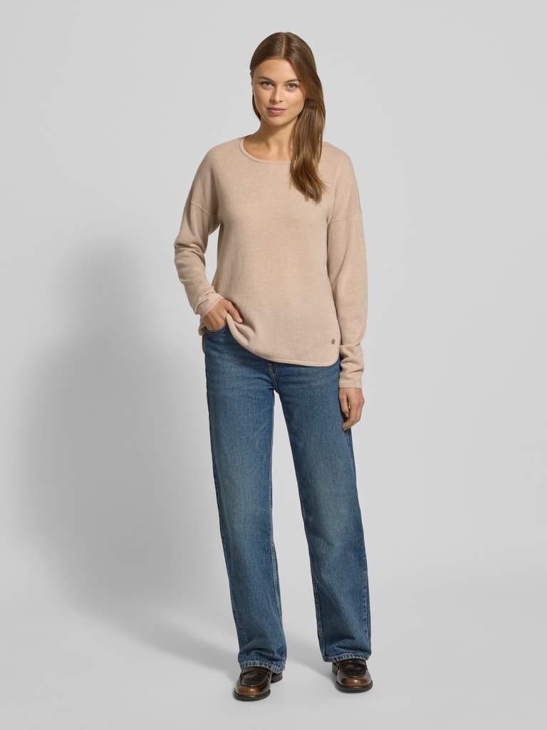 Fynch-Hatton Strickpullover aus reinem Kaschmir mit Rundhalsausschnitt ...