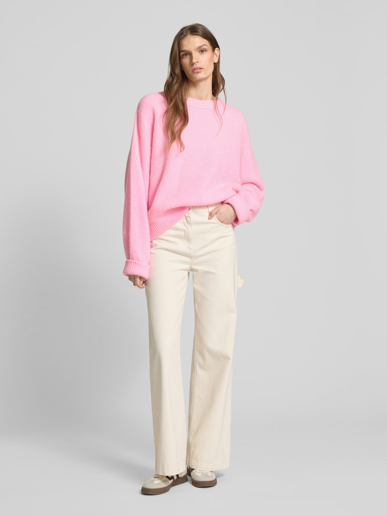 American Vintage Loose Fit Strickpullover aus Alpaka-Leinen-Mix Modell ...