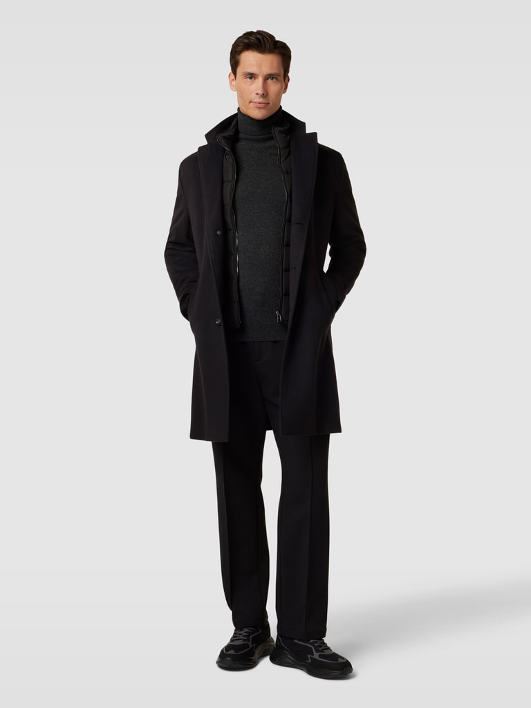 BOSS Mantel mit herausnehmbaren Einsatz Modell 'Hyde' (black) online kaufen