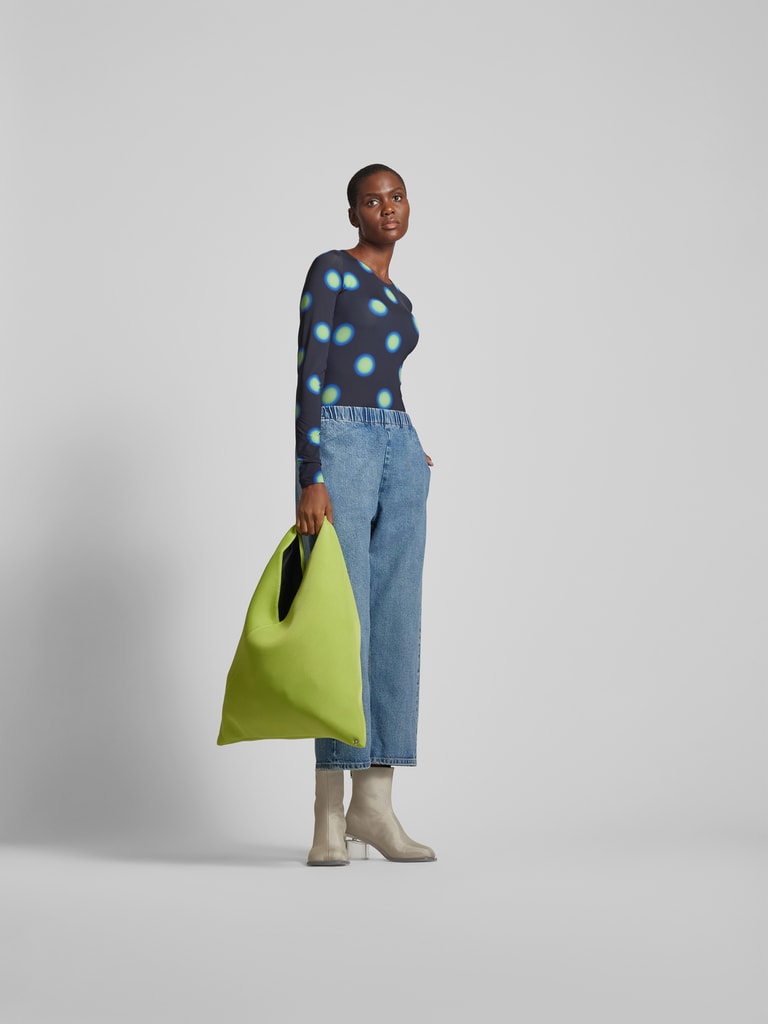 MM6 Maison Margiela Body mit Allover-Muster (black) online kaufen