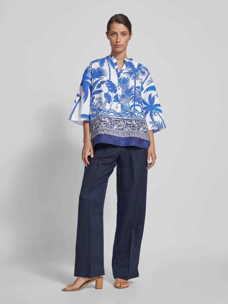 Emily Van den Bergh Tuniek met all-over print in blauw online kopen | P&C