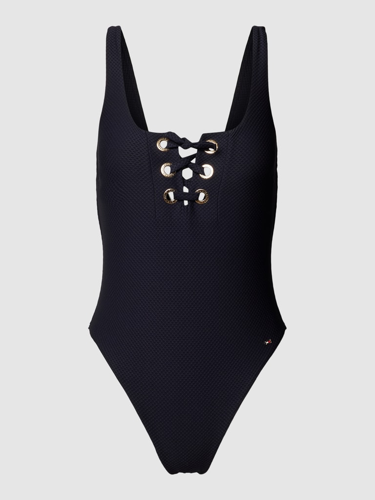 Kup online TOMMY HILFIGER Kostium kąpielowy z wiązaniem model ‘ONE ...
