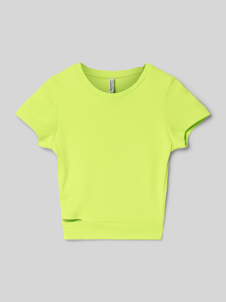Blue Effect Boxy Fit T-Shirt mit Cut Out (neon gruen) online kaufen