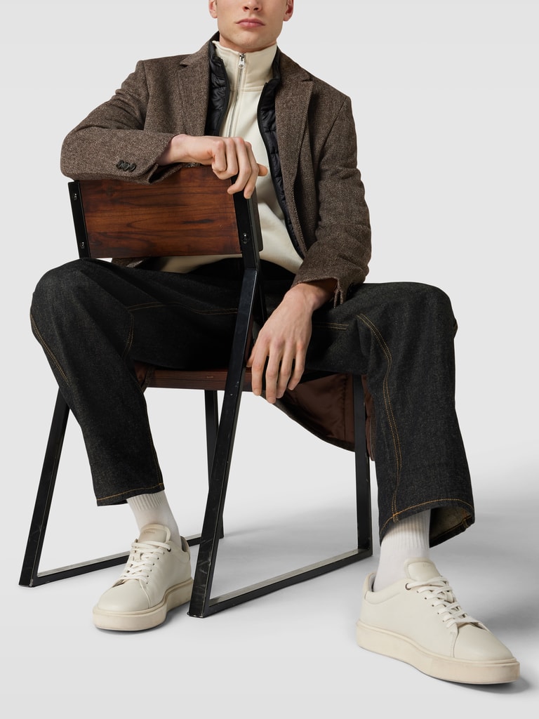 DIGEL Wollmantel mit Reverskragen Modell 'Deus' (beige) online kaufen