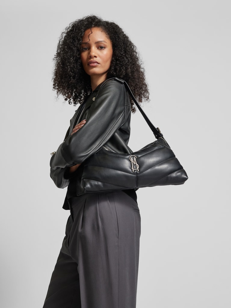 Steve Madden Handtas met doorgestikte naden, model 'GAL' in zwart ...