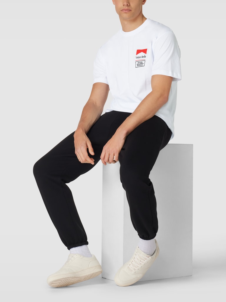 Vertere T-Shirt mit Label-Print Modell 'CIG' (weiss) online kaufen