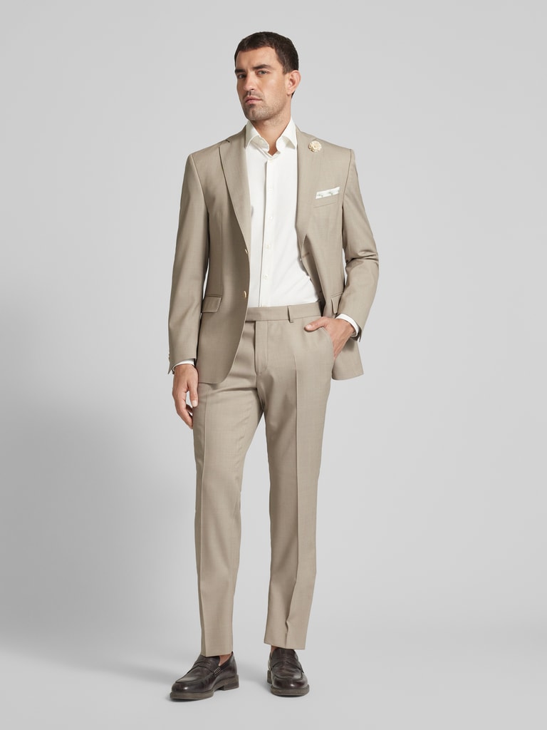 Carl Gross Colbert met bloemenapplicatie, model 'Shelby' in beige ...