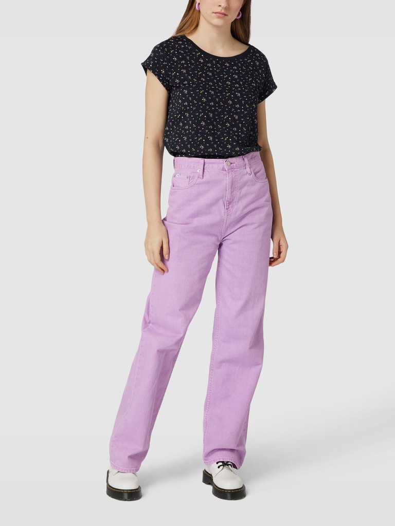 edc By Esprit T-Shirt mit floralem Muster (black) online kaufen