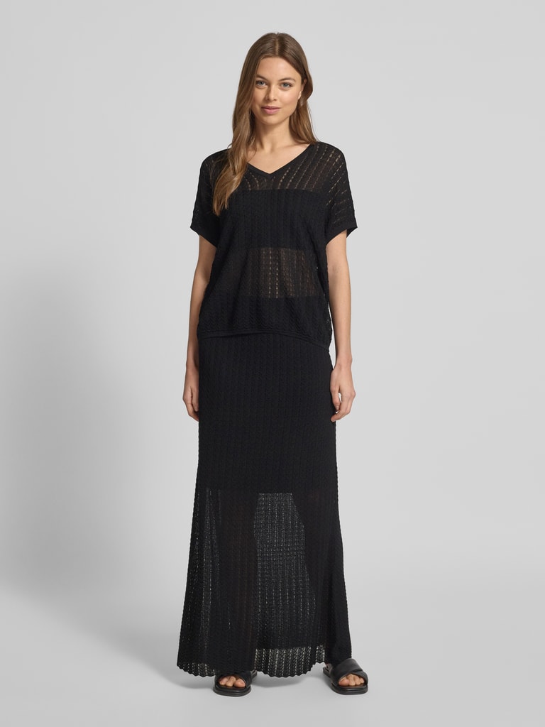 MOS MOSH Strickrock mit elastischem Bund Modell 'Hopi' (black) online ...