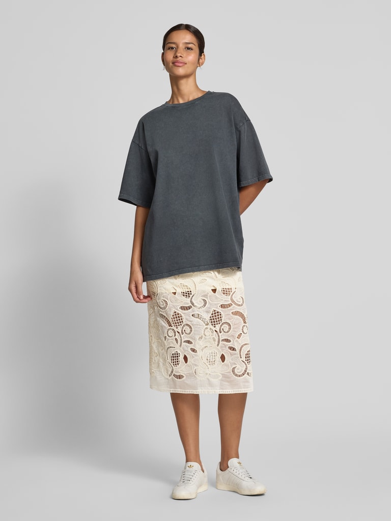 Kup online INFLUENCER'S CHOICE BY P&C* Spódnica midi z obszyciem z ...