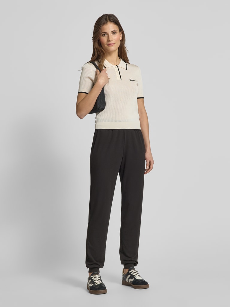 Guess Sweatpants mit Label-Stitching Modell 'LUCIA' (black) online kaufen