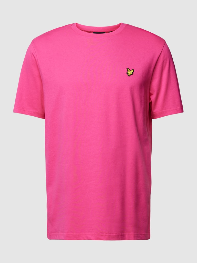 Lyle & Scott T-Shirt mit Label-Stitching (pink) online kaufen
