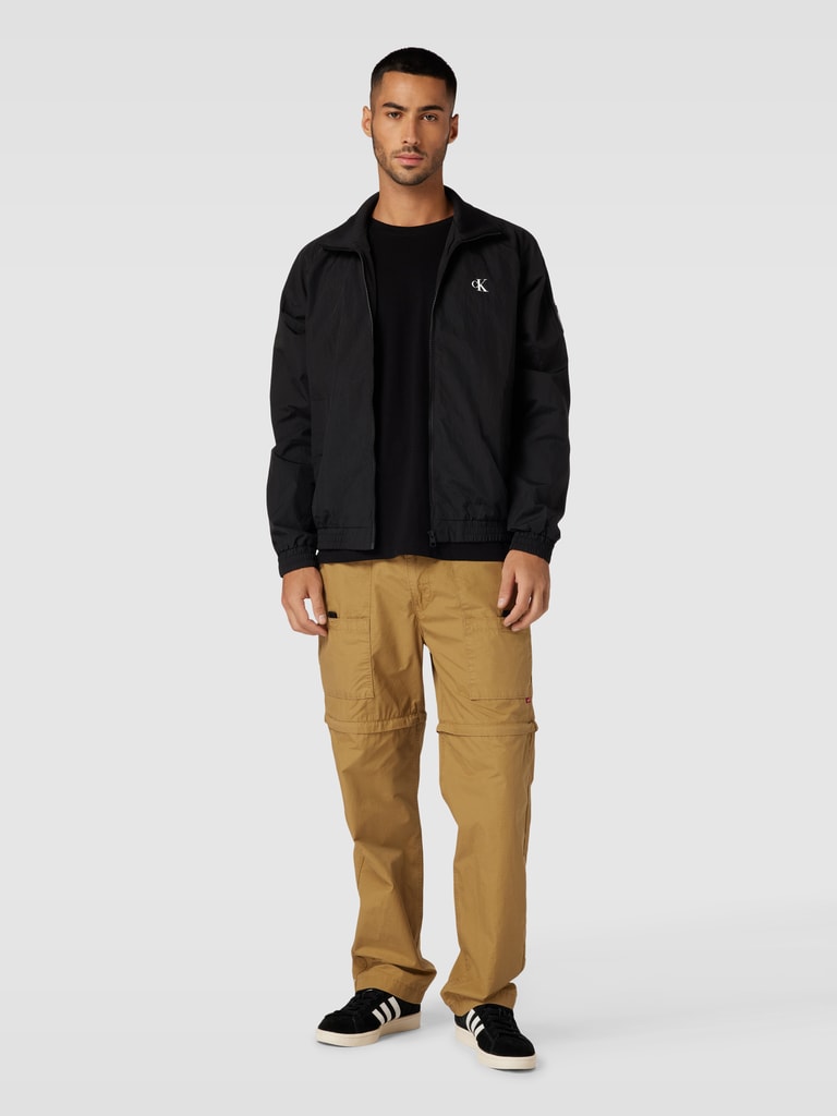 Calvin Klein Jeans Sweatjacke mit Label-Patch Modell 'HARRINGTON ...