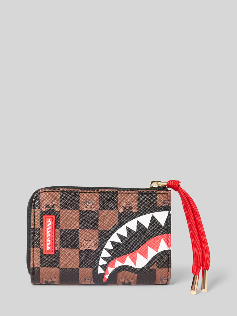 Sprayground Portemonnaie mit Label-Badge Modell 'Peeking Character ...
