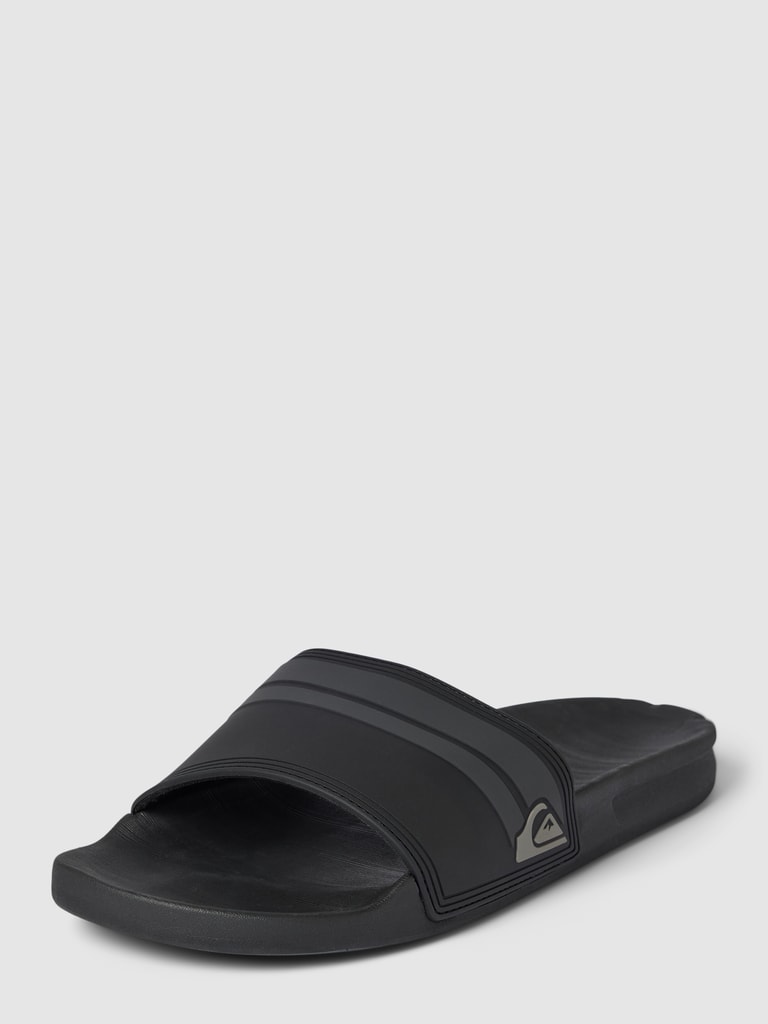 Quiksilver Slides mit Label-Detail Modell 'RIVI' (black) online kaufen