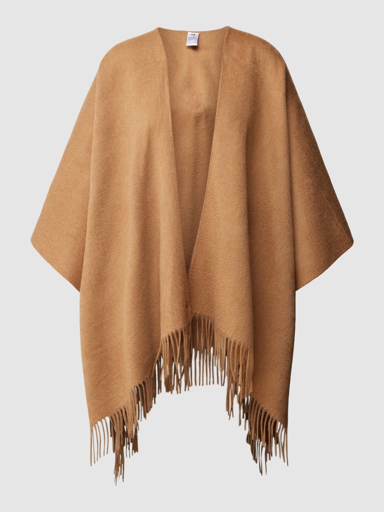 Fraas Poncho aus Schurwolle (camel) online kaufen