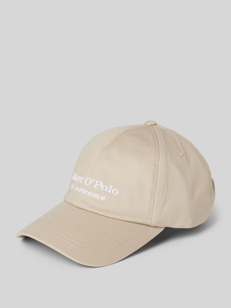 Marc O'Polo Basecap mit Label-Stitching (camel) online kaufen