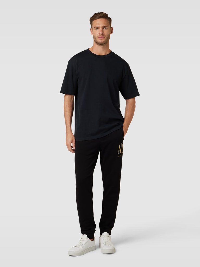 Armani Exchange Sweatpants mit Label-Stitching (black) online kaufen