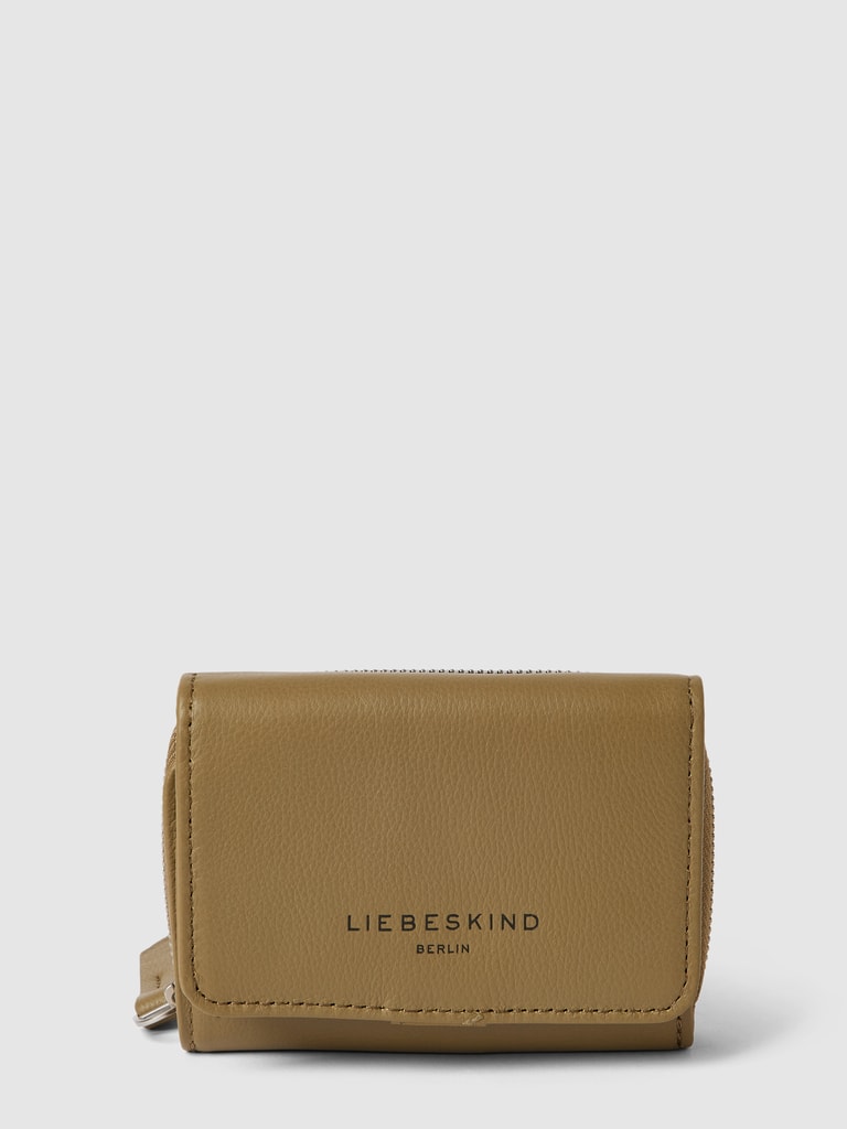 LIEBESKIND BERLIN Portemonnaie mit Label-Detail (schlamm) online kaufen