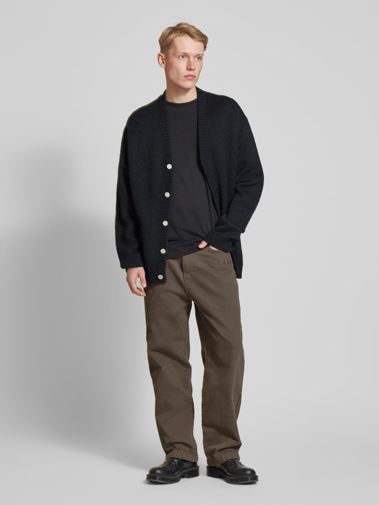 Pegador Wide Leg Jeans im Label-Stitching Modell 'WACO' (dunkelbraun ...