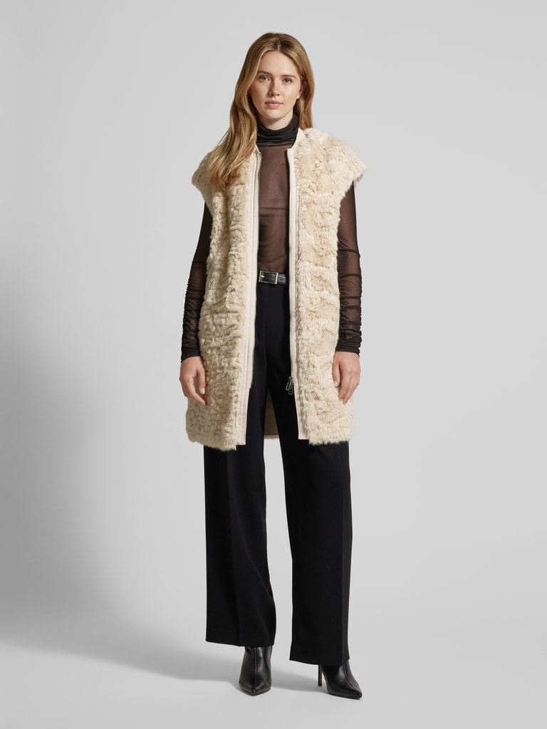 Marc Cain Weste mit Zweiwege-Reißverschluss (sand) online kaufen