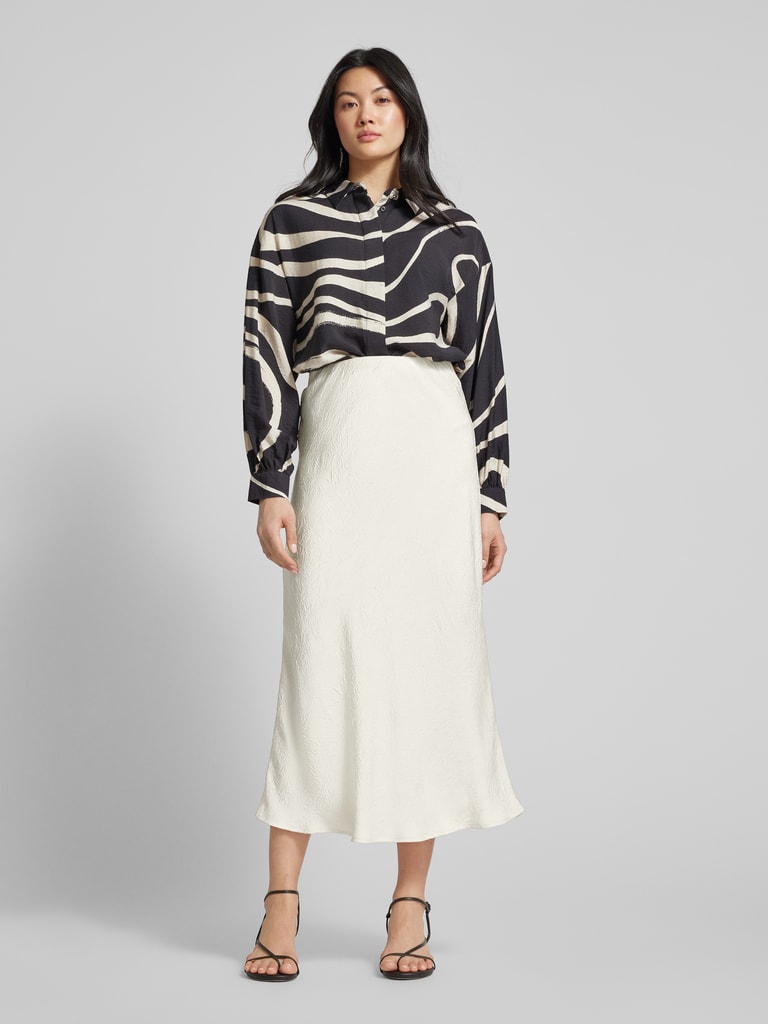 OPUS Midirok met elastische band, model 'Runi' in taupe online kopen | P&C