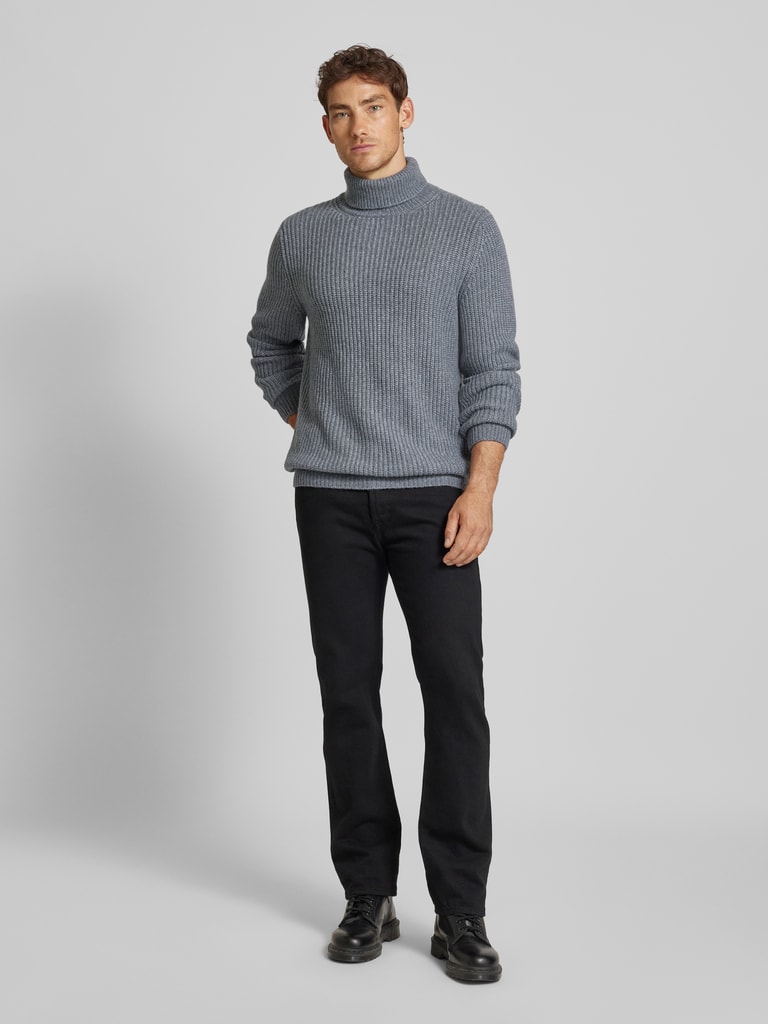 GRAN SASSO Gebreide coltrui, model 'ROLLI' in lichtgrijs online kopen | P&C