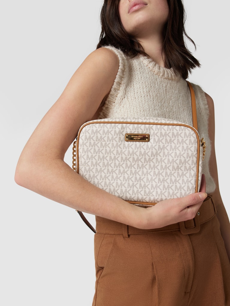 MICHAEL Michael Kors Crossbody Bag aus Leder mit Logo-Muster (offwhite ...