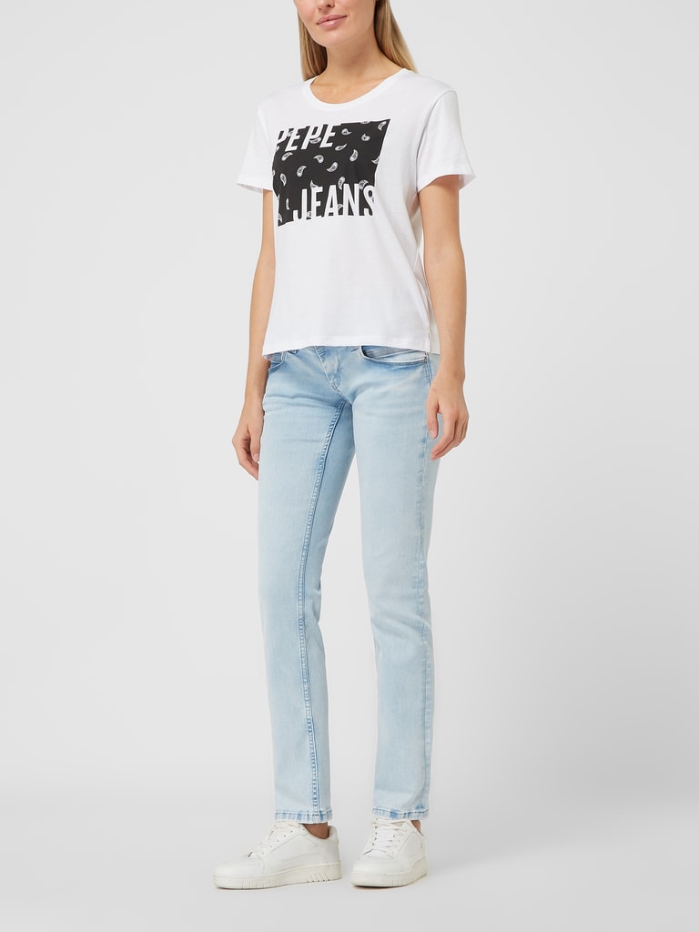 Pepe Jeans Straight Fit Low Waist mit Stretch-Anteil Modell 'Venus ...