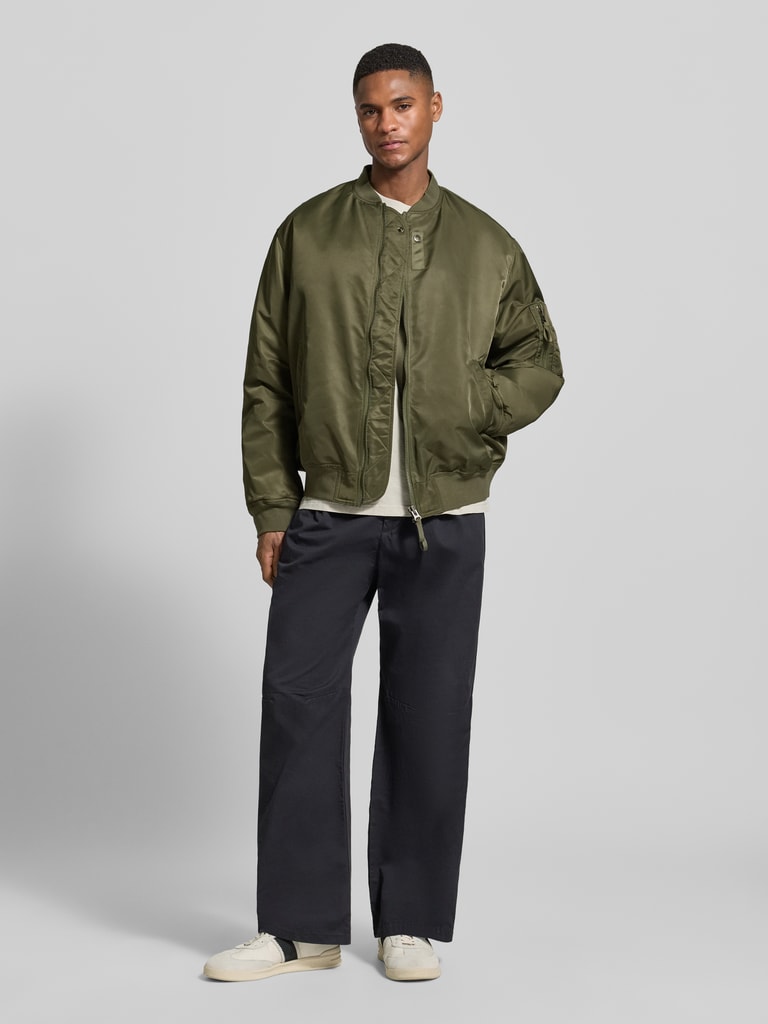 Wood Wood Bomberjacke mit Zweiwege-Reißverschluss Modell 'Poul' (khaki ...