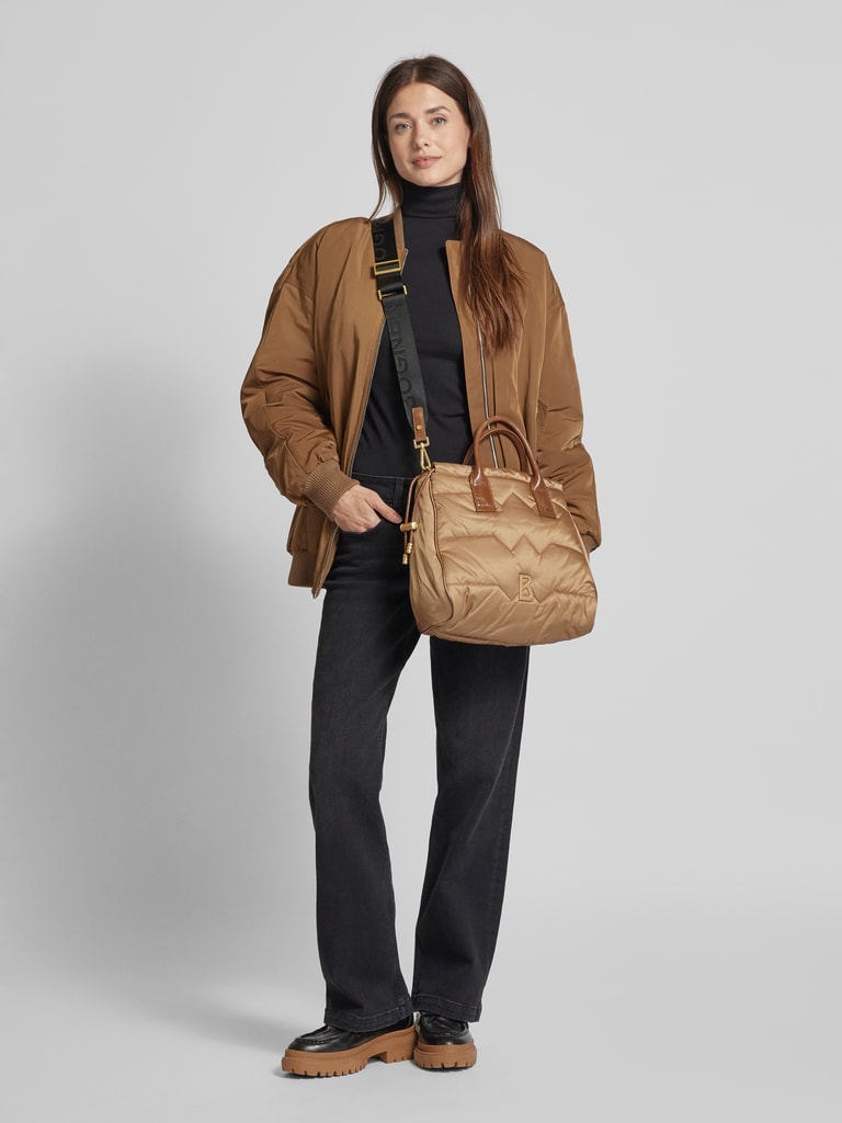 BOGNER Tote bag met siernaden, model 'morzine malina' in cognac online ...