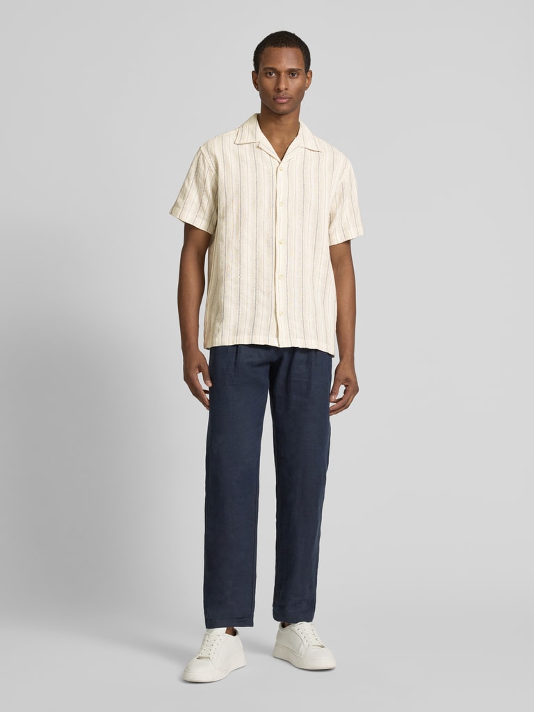 Jack & Jones Premium Regular Fit Freizeithemd aus Baumwoll-Leinen-Mix ...